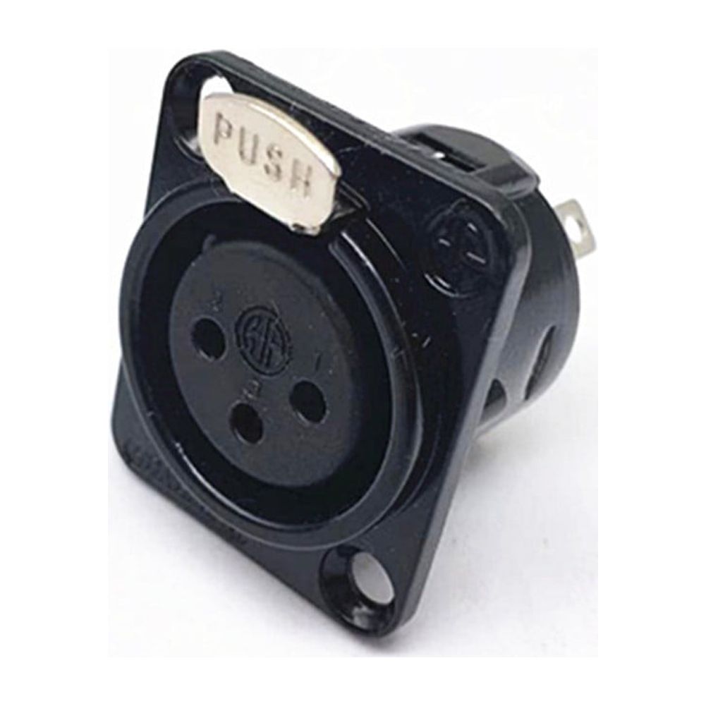 SOFEIYA 3Pin XLR Socket Male Female Panel Mount Chassis Socket Mic ...