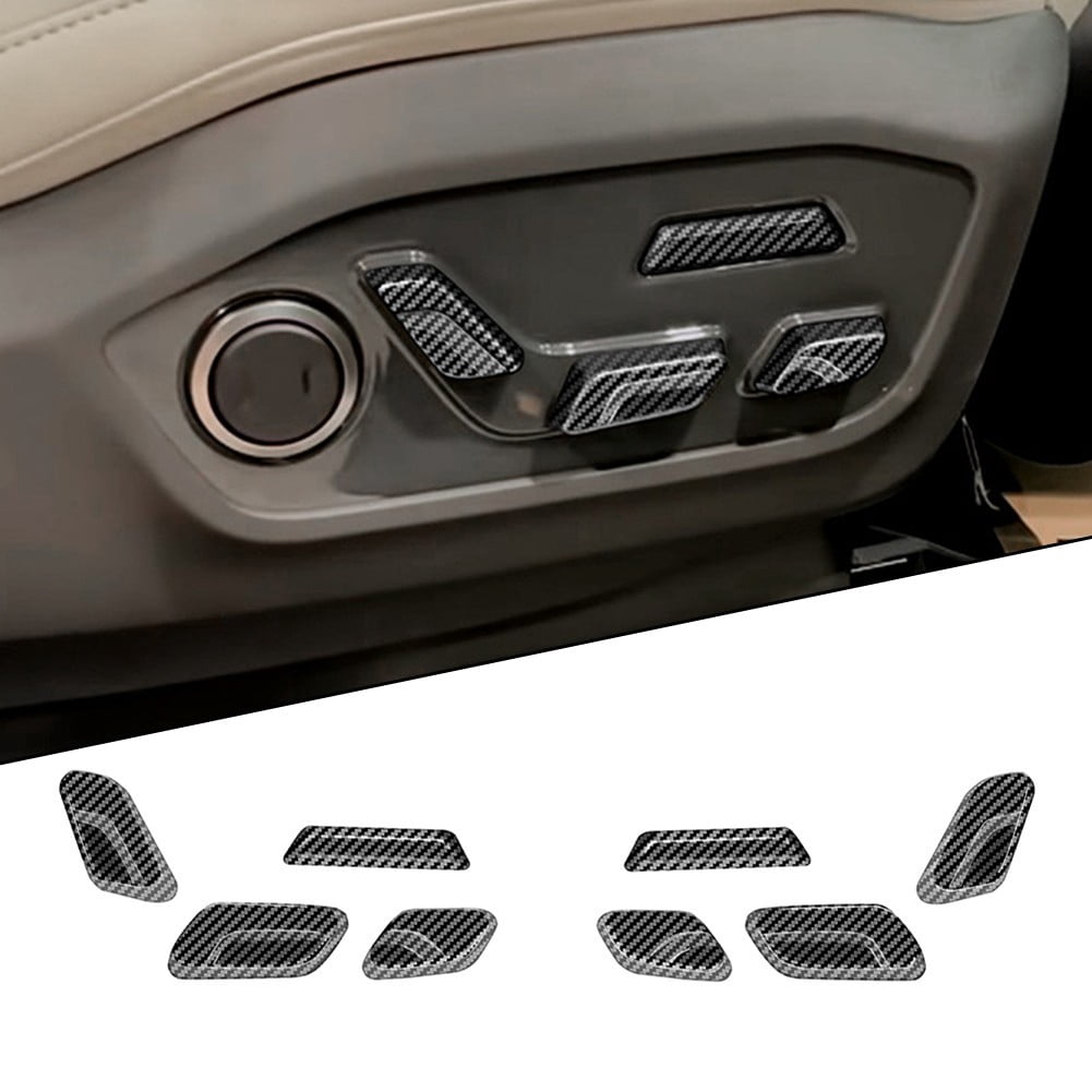 SOFEIYA 8pcs Car Electric Seats Button Trim Sticker Fit For Kia EV9 ...