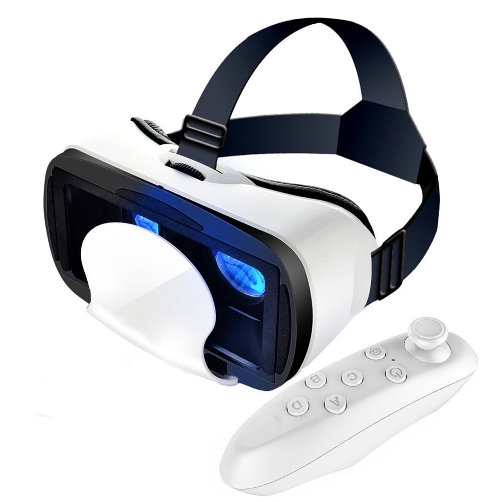 SOFEIYA Adjustable VR Headset with Controller: Immersive 3D Experience ...