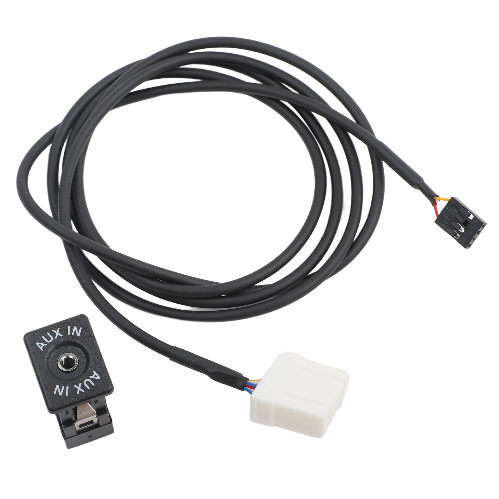 SOFEIYA Aux Socket Audio Switch Cable Stereo Wire Harness AUX Input ...