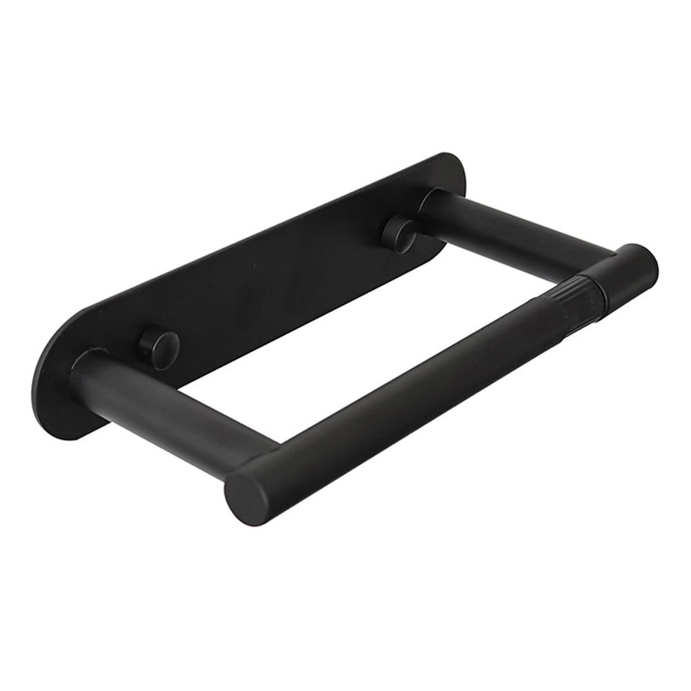 SOFEIYA Black Toilet Paper Holder 304 Stainless Steel Roll Tissue Wall ...