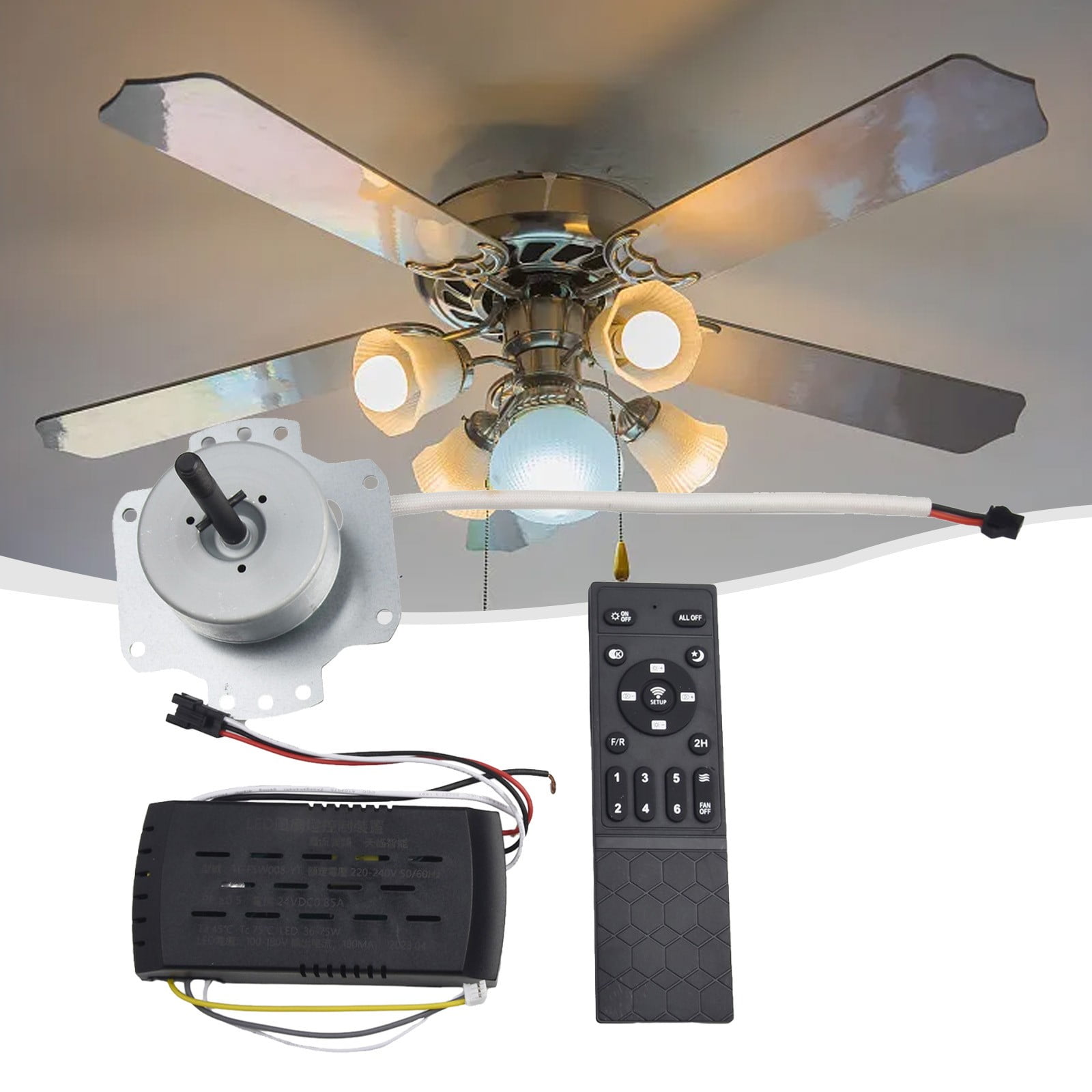 SOFEIYA Ceiling fan lamp remote controller receiver 18-70W fan lamp ...