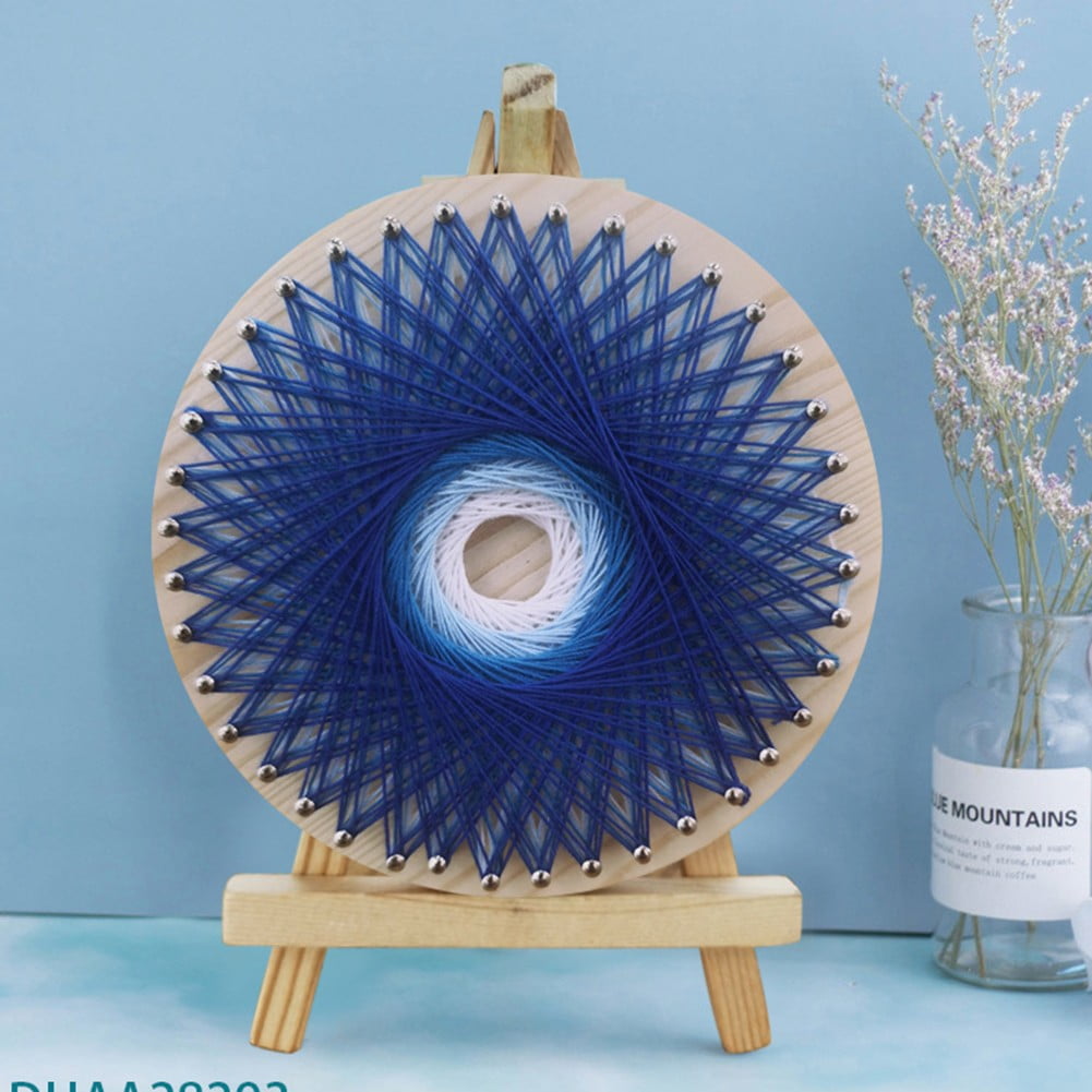SOFEIYA DIY 3D String Art Kit Wooden Board Home Decor Handmade Crafts ...