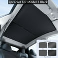SOFEIYA Front/Rear Glass Sun Roof Shade Sunshade For Tesla For Model 3 ...