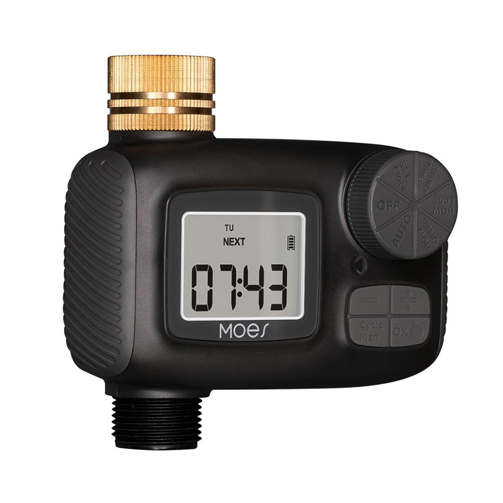 SOFEIYA MOESWater Timer 1-Outlet IP55 Waterproof Brass Inlet Rotary ...