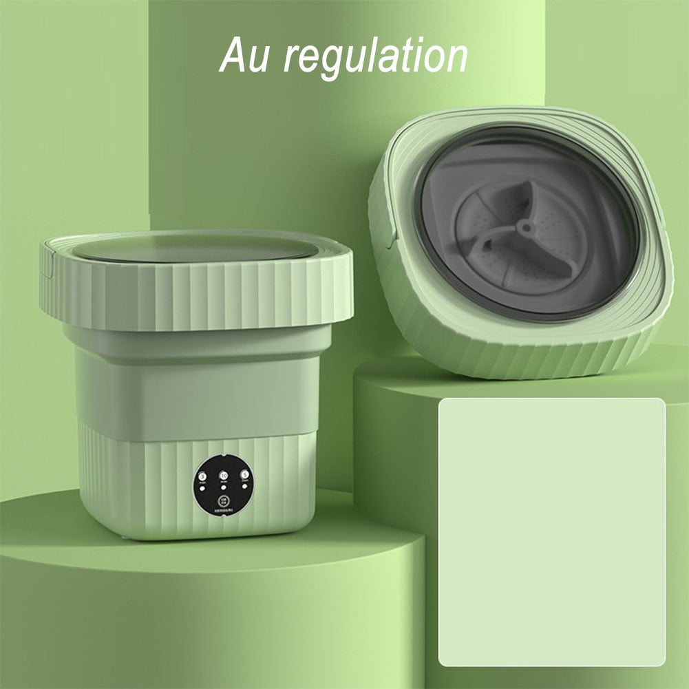 SOFEIYA Mini Portable Washer Machine 8L Foldable Small Smart Laundry ...