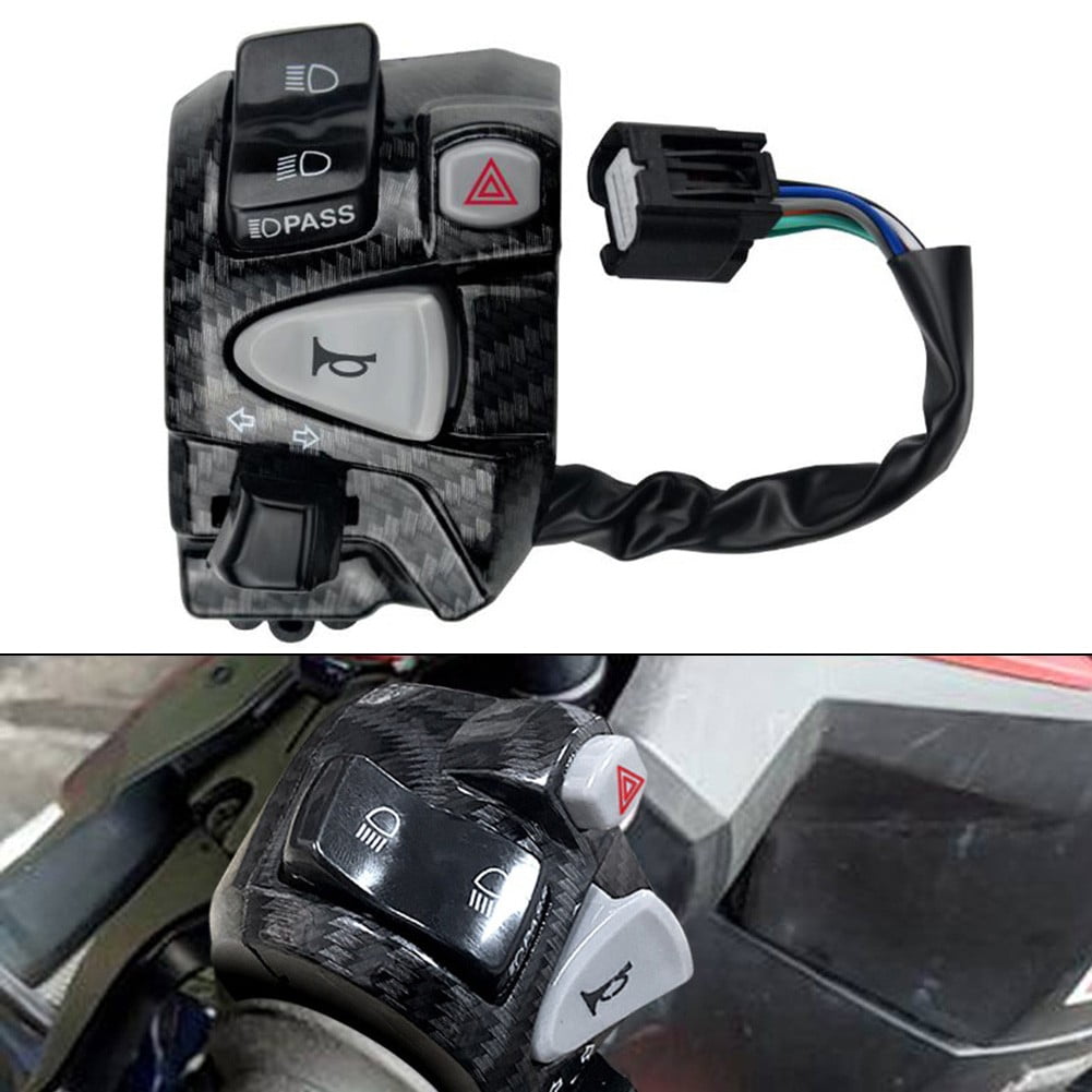 SOFEIYA Motorcycle converter three-way switch with waterproof clip ...