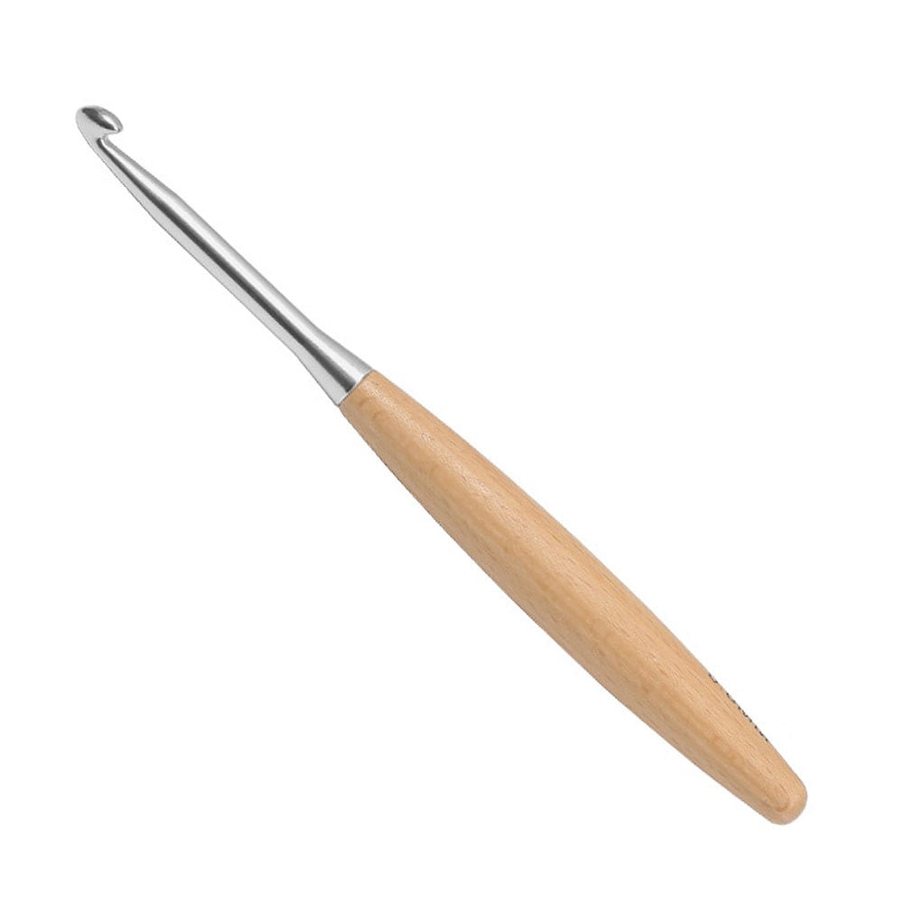 SOFEIYA New crochet hook 6-12mm wooden stainless steel crochet needle ...