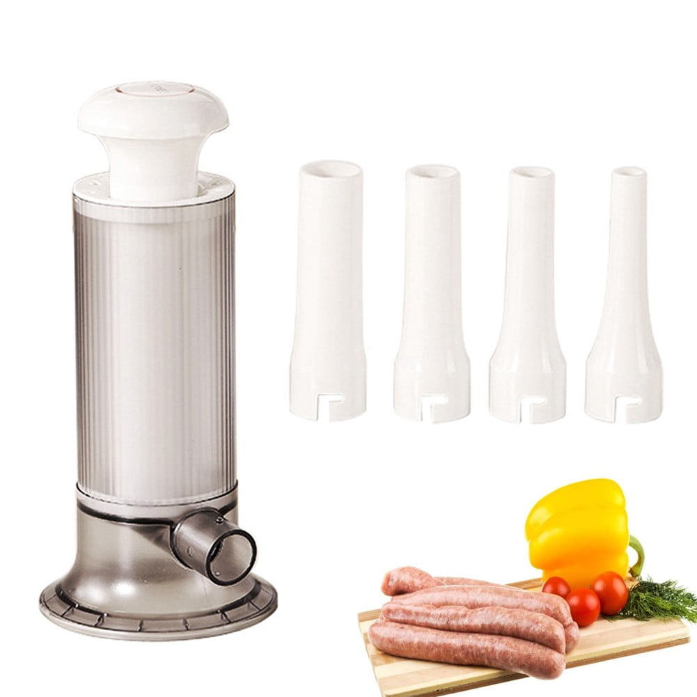 SOFEIYA Plastic Sausage Filler Manual Sausage Machine with 4 Sausage ...