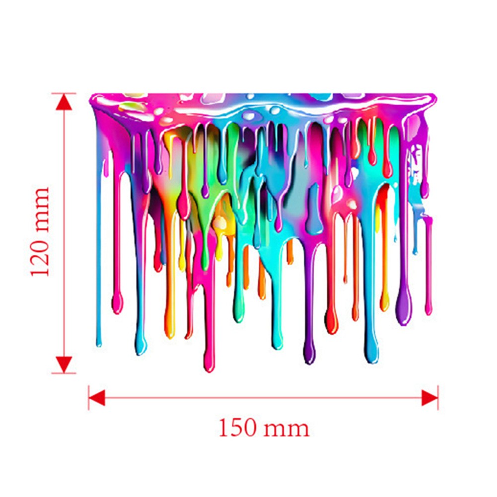 SOFEIYA Rainbow Paint Graffiti Car Sticker Truck Engine Side Vinyl ...