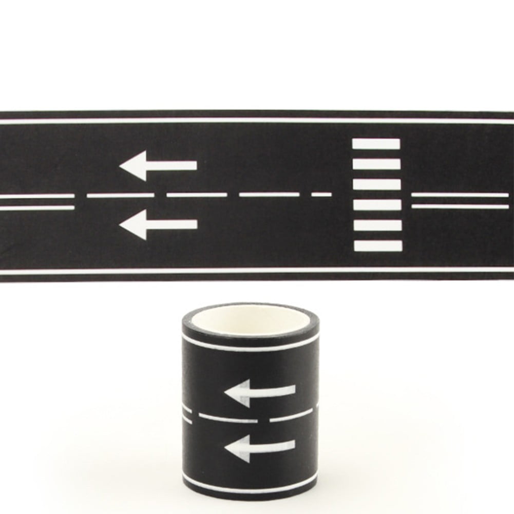 SOFEIYA Roll Car Road Adhesive Tape Removable Floor Sticker Train Track ...