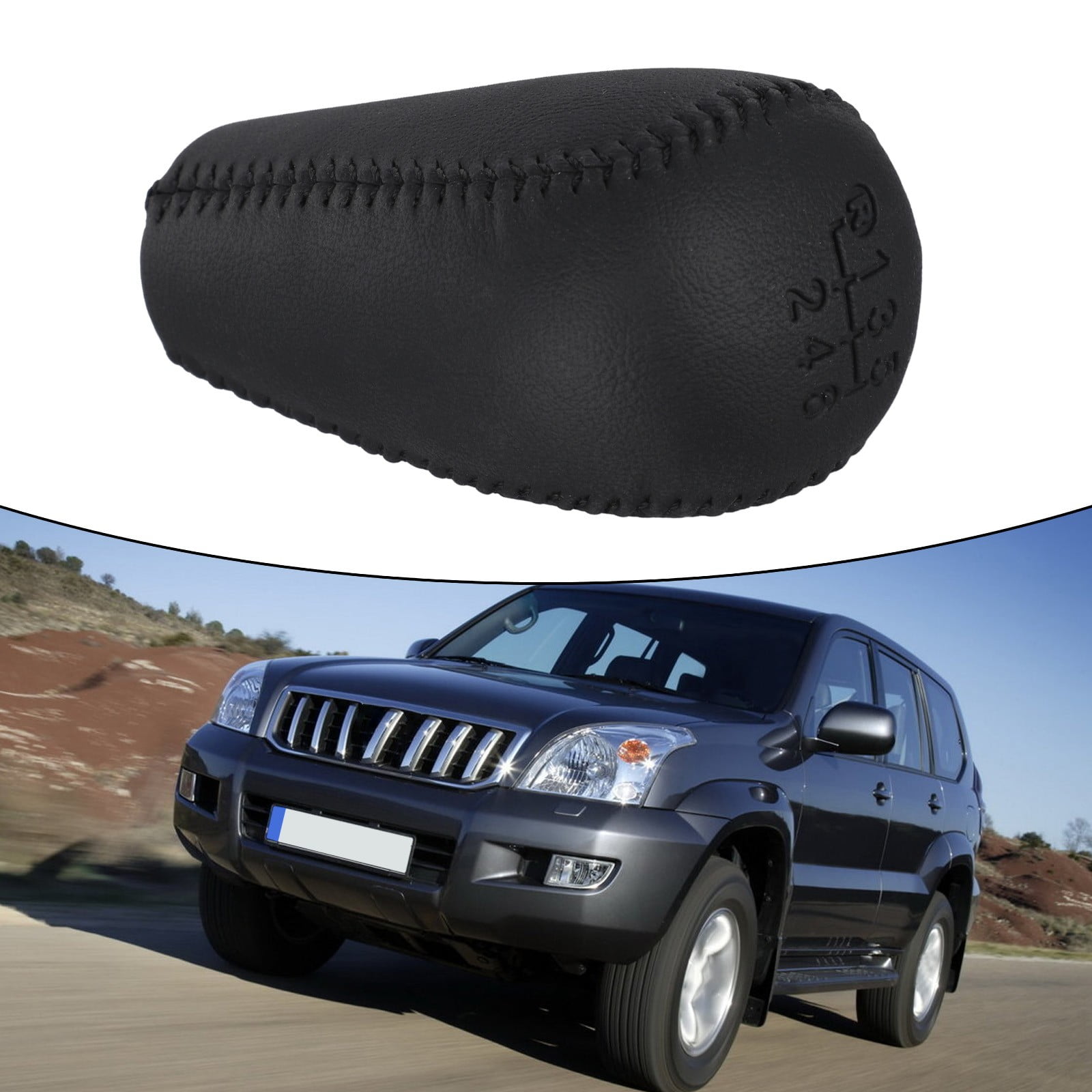 SOFEIYA Shift Gear Lever Cover for Toyota For Land For Cruiser and For ...