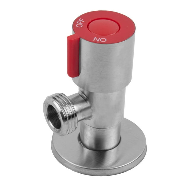 SOFEIYA Stainless Steel Triangle Valve Toilet Water Stop Valve Water ...