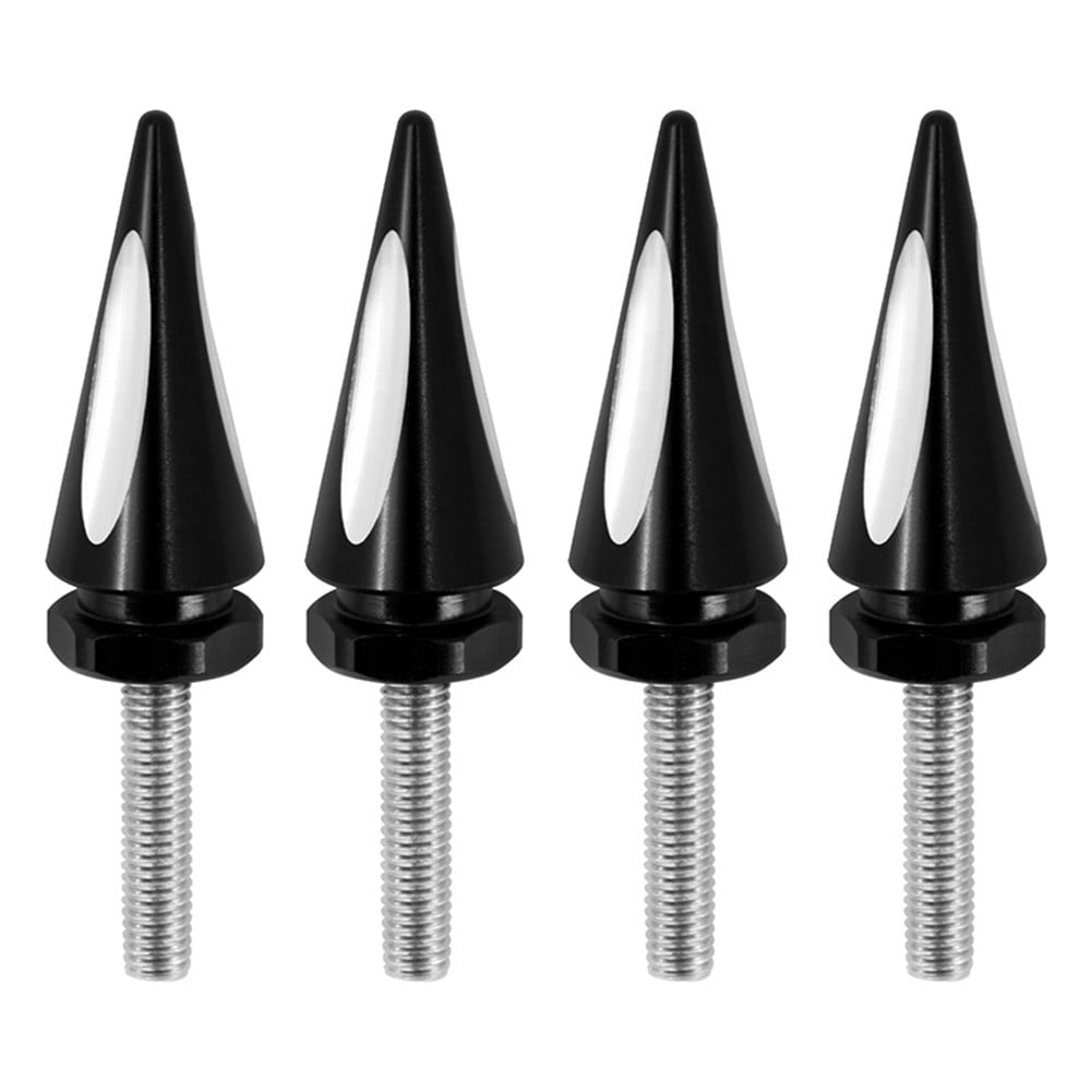SOFEIYA Windshield Spike Bolts CNC Aluminum Black Motor Fit for Road ...