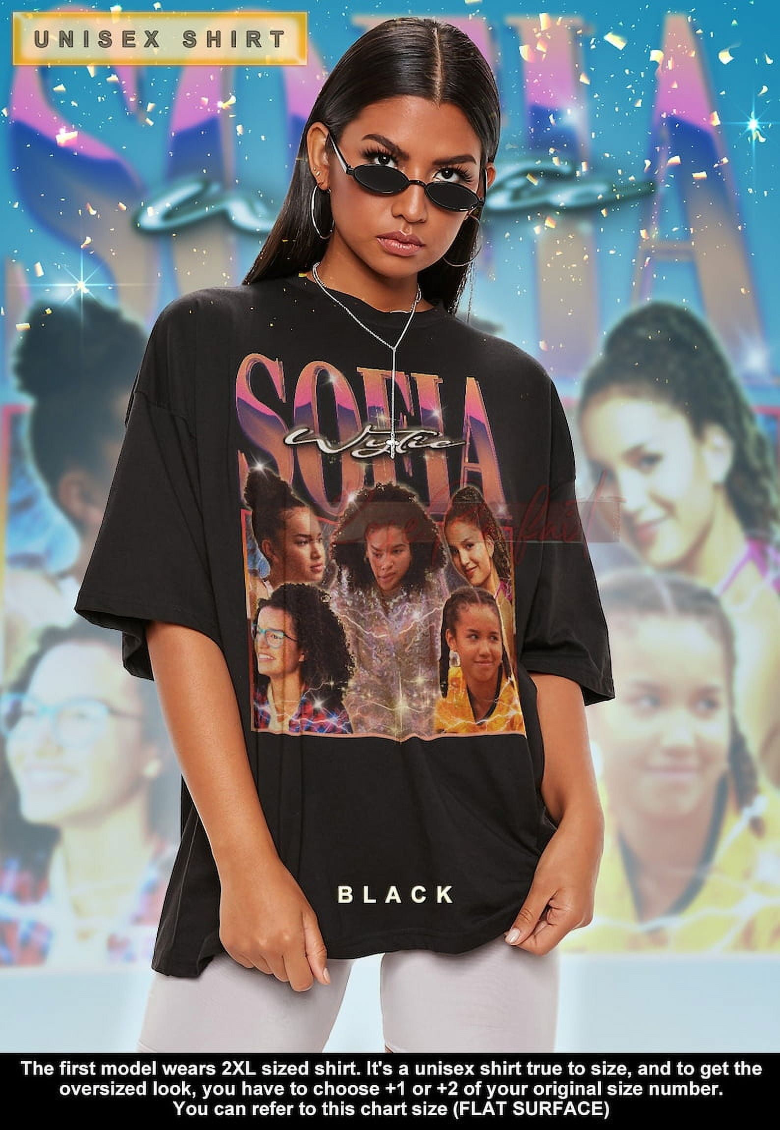 SOFIA WYLIE Retro T-shirt - Sofia Wylie Homage Tee, Sofia Wylie Long Sleeve Shirt, Sofia Wylie ...