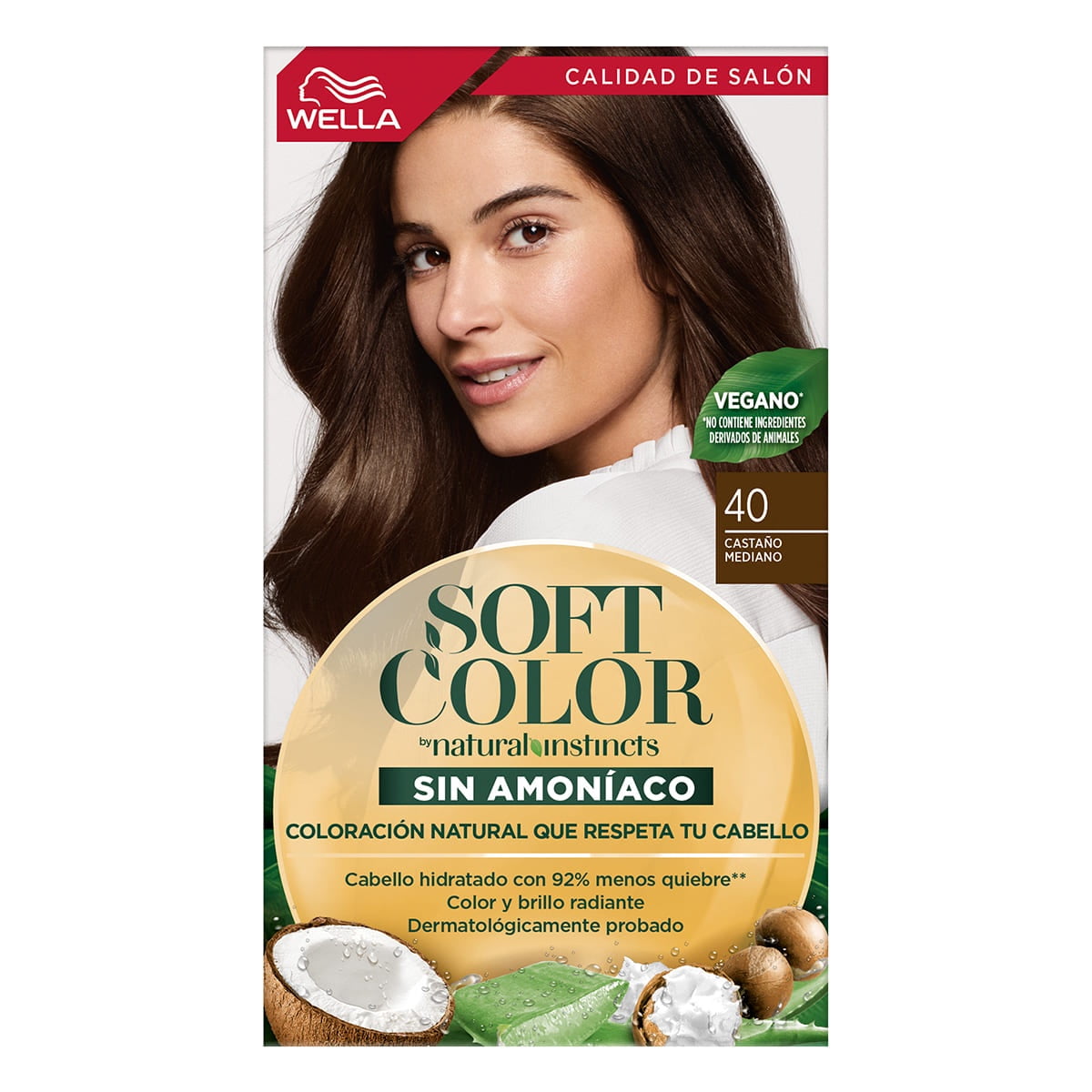 Wella Soft Color Demi Permanent Hair Color Kit with Natural Ingredients ...