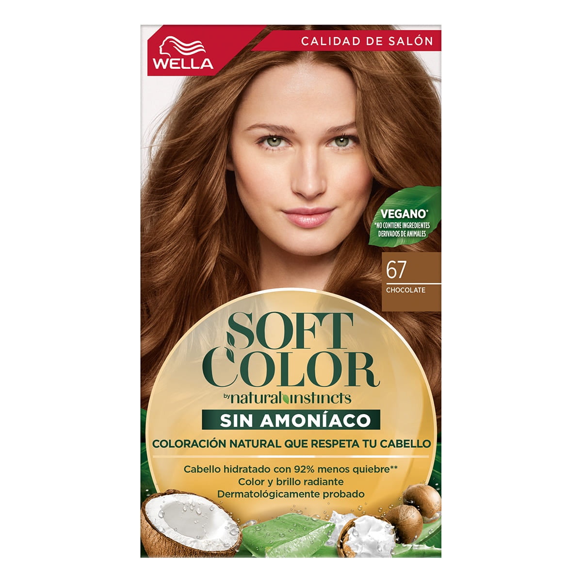 Wella Soft Color Demi Permanent Hair Color Kit with Natural Ingredients ...