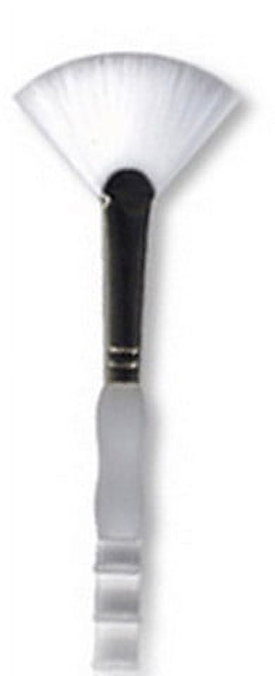 SG4530 Series | Soft-Grip™ Long Handle White Taklon Fan Brush - Walmart.com