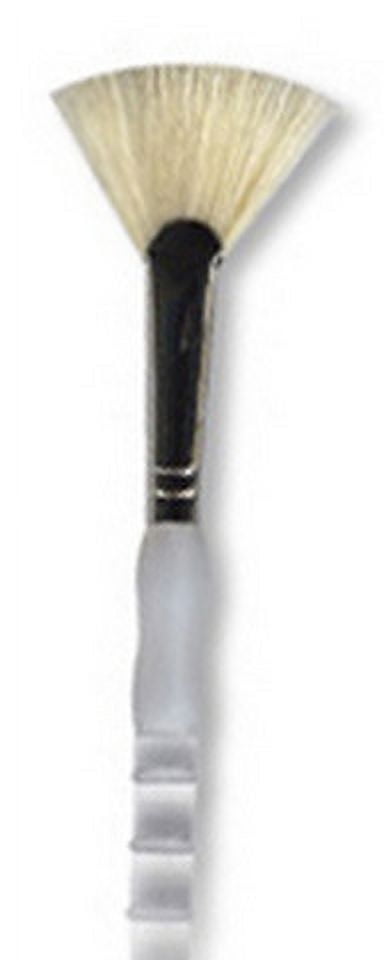 SOFT GRIP WHITE BRISTLE LONG HANDLE FAN 2 - Walmart.com