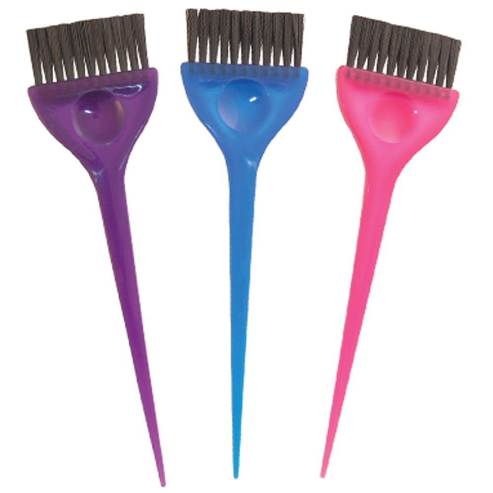 SOFT 'N STYLE 3 PC. TRANSLUCENT DYE BRUSH SET - Walmart.com