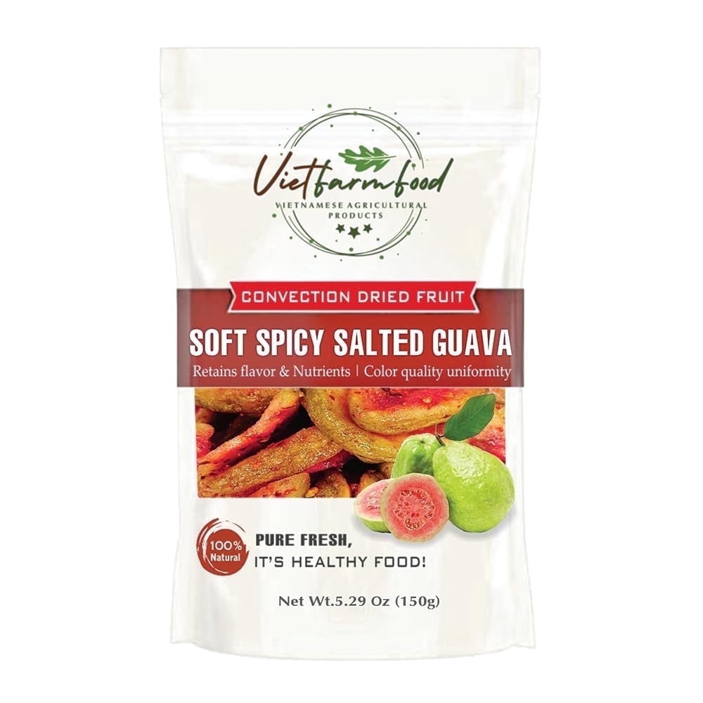 SOFT SPICY SALTED PINK GUAVA 5.29oz (150g) VIETFARMFOOD: Convection ...