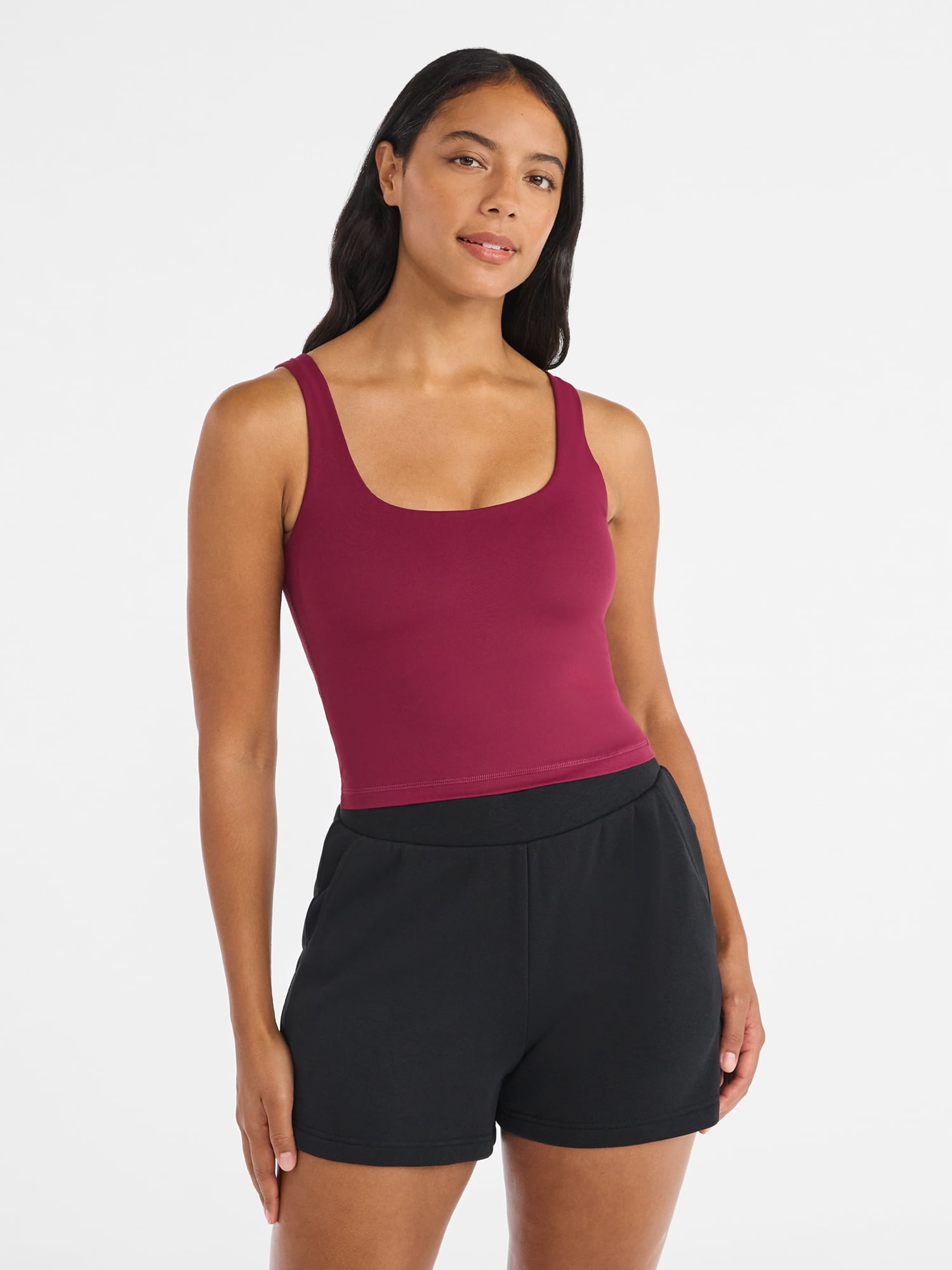 Avia Women's and Women's Plus SoftSculpt Longline Sports Bra, Sizes XS ...