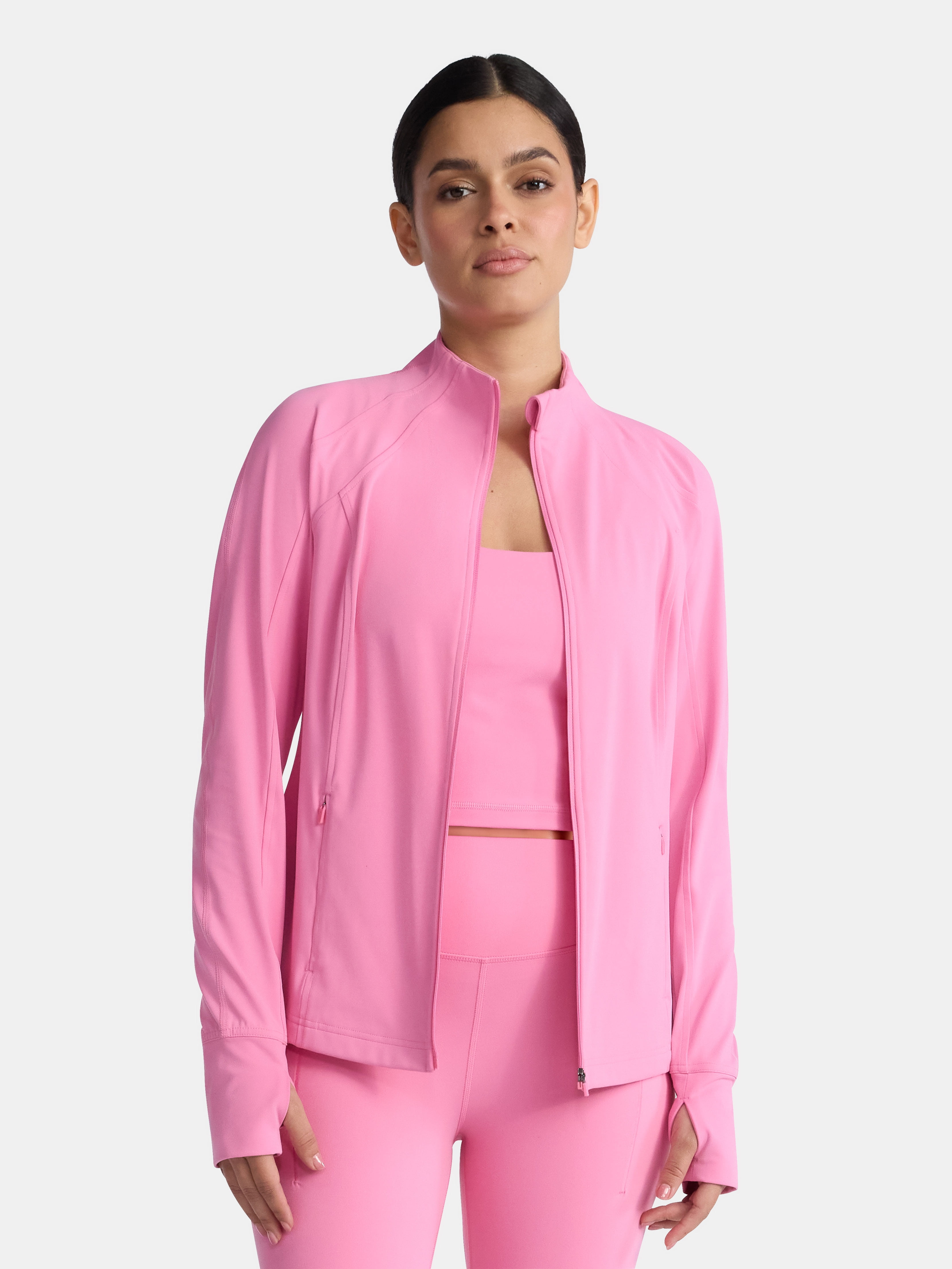 Avia Women's SoftSculpt Zip Front Jacket, Sizes XS-XXXL - Walmart.com