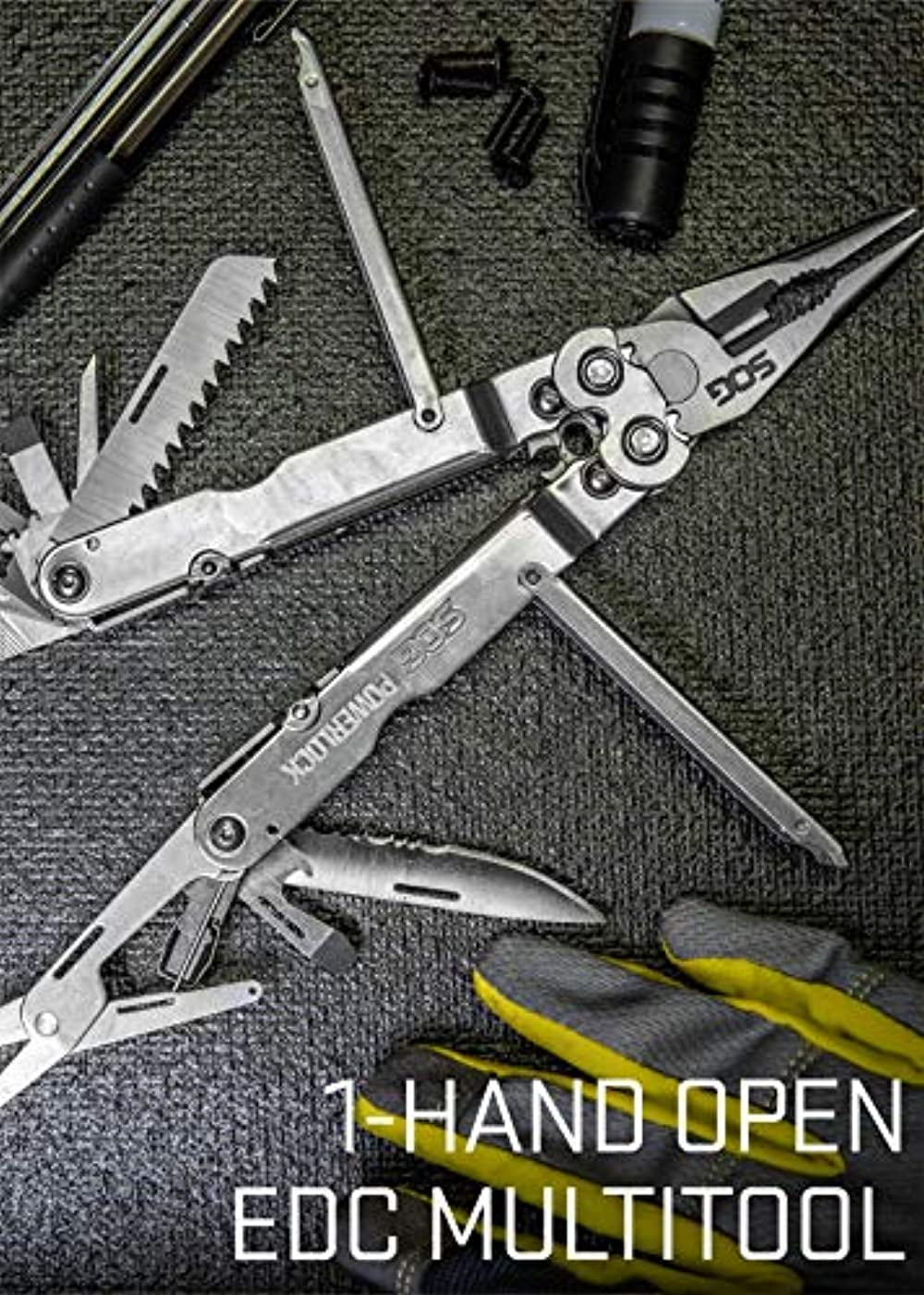 SOG Multitool Powerlock Heavy Duty Multitool Pliers Electrician Wire ...