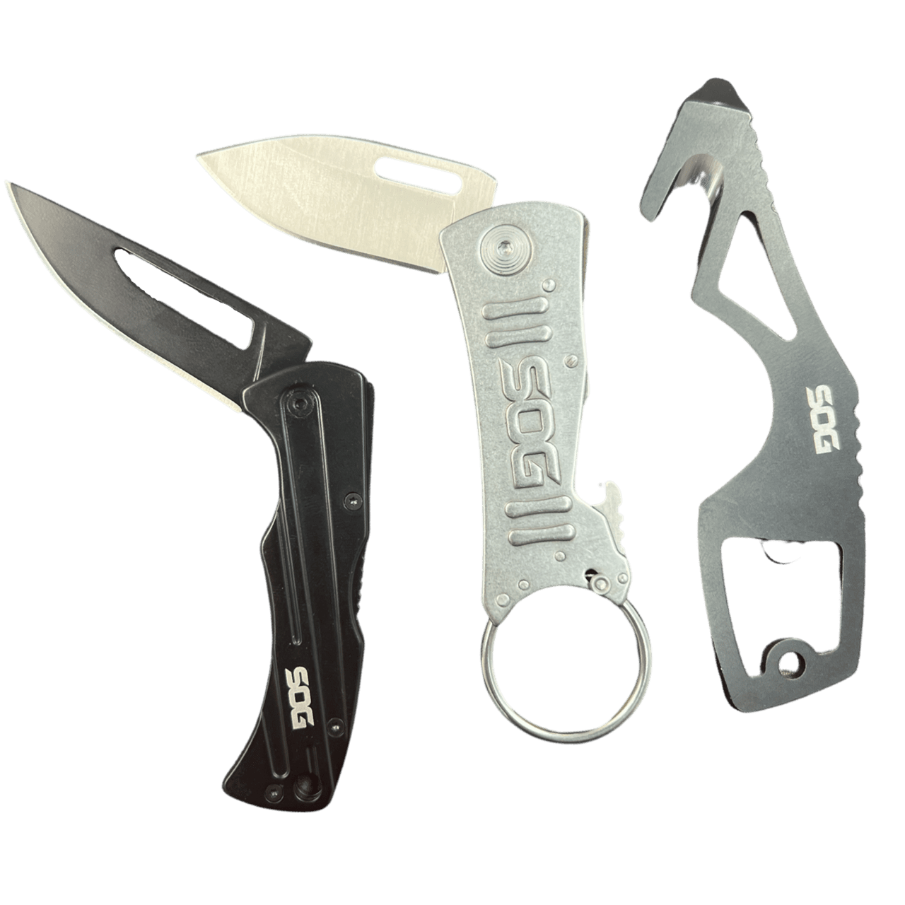 SOG Stainless Steel Pro 2.0 Tactical Kit - 3 Knives for Everyday Use ...
