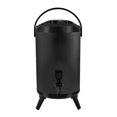 SOGA 12L Stainless Steel Insulated Milk Tea Barrel Hot and Cold ...