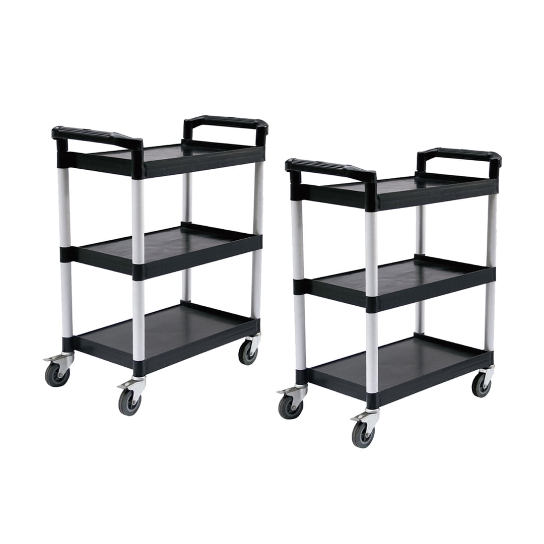 SOGA 2X 3 Tier Food Trolley Portable Kitchen Cart Multifunctional Big ...