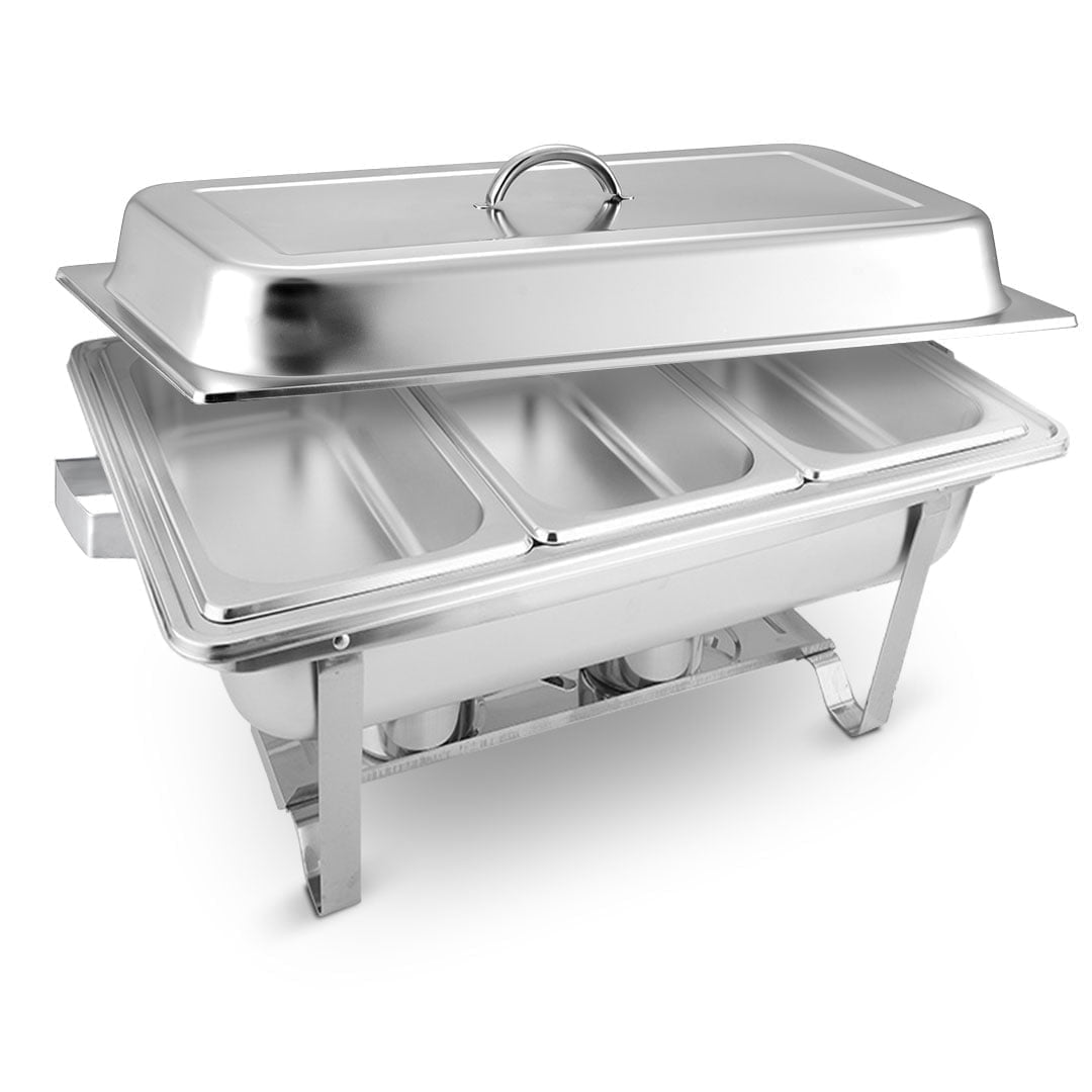 SOGA 0.79 gal Triple Tray Stainless Steel Chafing Dish – Buffet Food ...