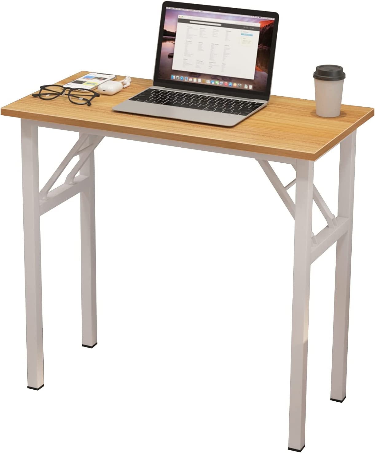 SOGES Simple Work Table, Wooden Home Multipurpose Compact Desk, 31.5 ...