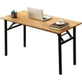 SOGES 47'' Small Foldable Office Writing Desk, Multi-Functional Laptop ...