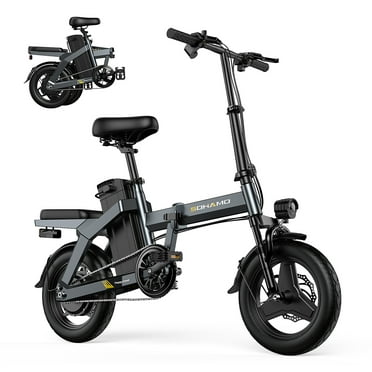 MOONCOOL Folding Electric Tricycle, 750W Motor 48V Foldable Ebike ...
