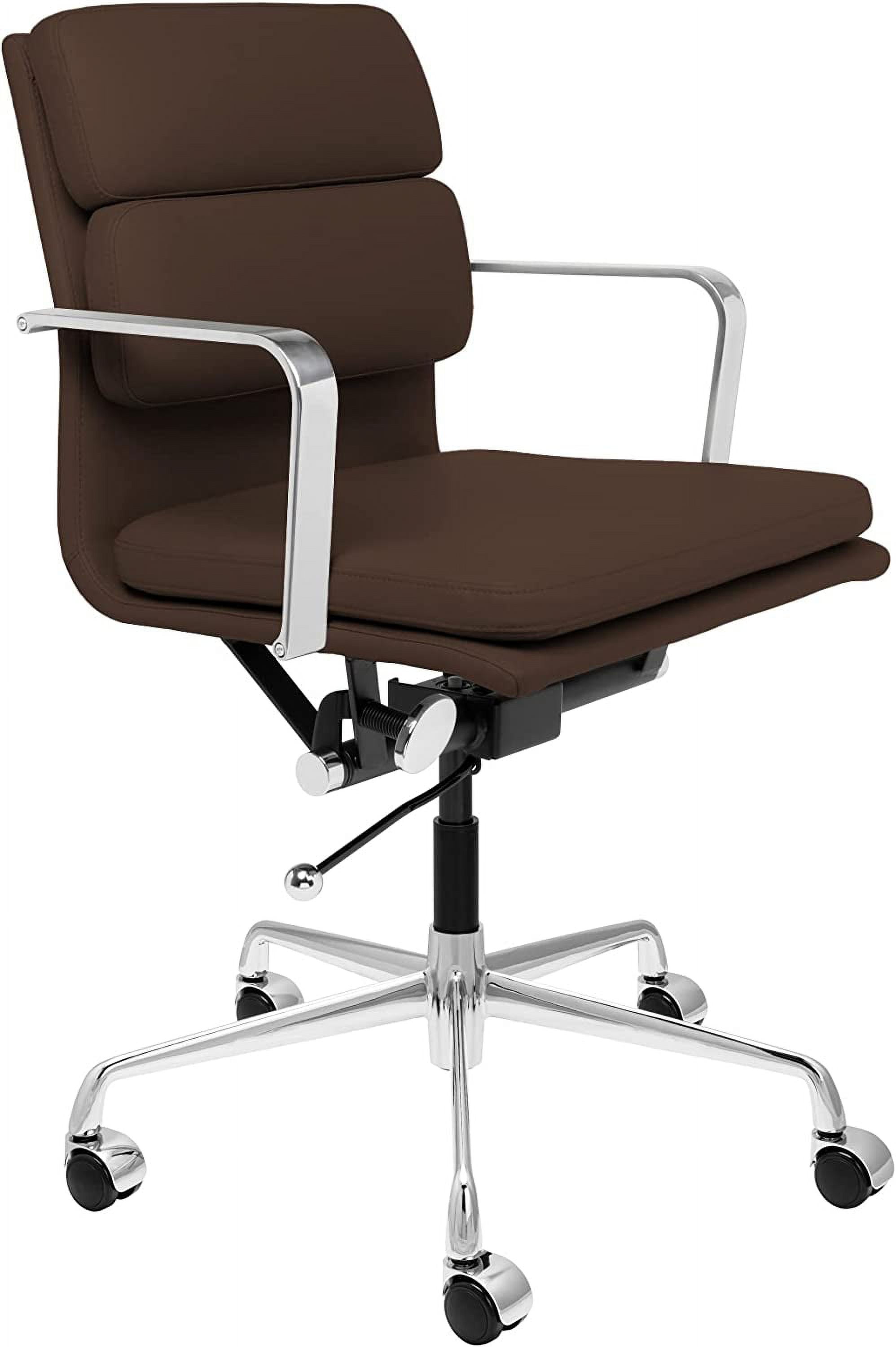 SOHO II Padded Management Office Chair - Mid Back Desk Chair with Arm ...