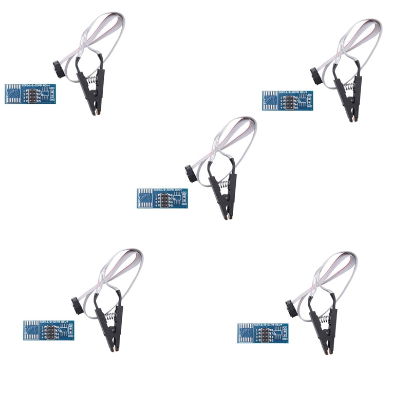 SOIC8 SOP8 Flash Chip IC Test Clips Socket Programmer BIOS/24/25/93 ...
