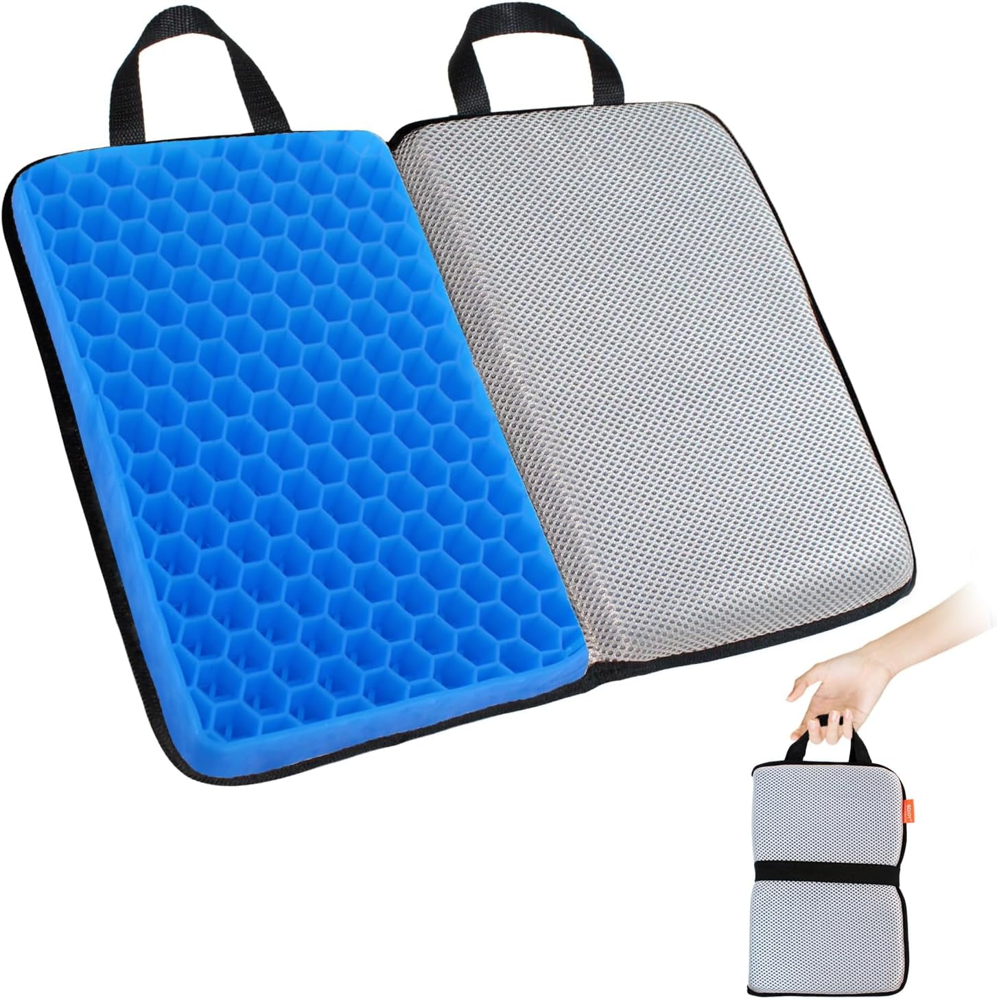 SOJOY Travel Seat Cushion for Long Sitting, Portable Gel Seat Cushion ...