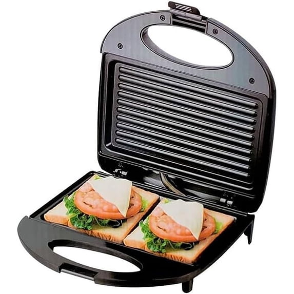 SOKANY Panini Press Sandwich Maker with Indicator Lights, 750 Watt ...