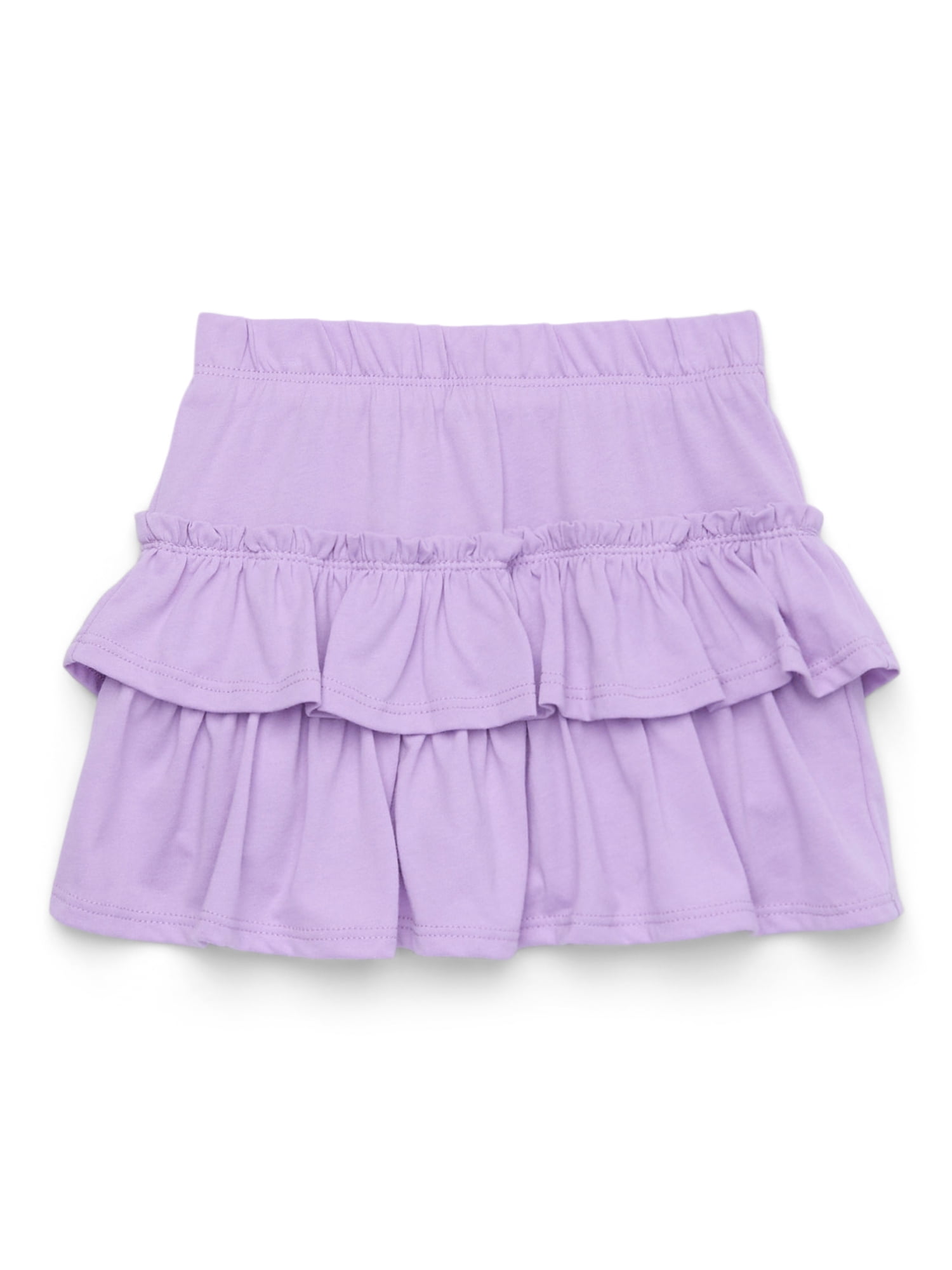 Garanimals Toddler Girl Solid Tiered Skort, Sizes 18M-5T - Walmart.com