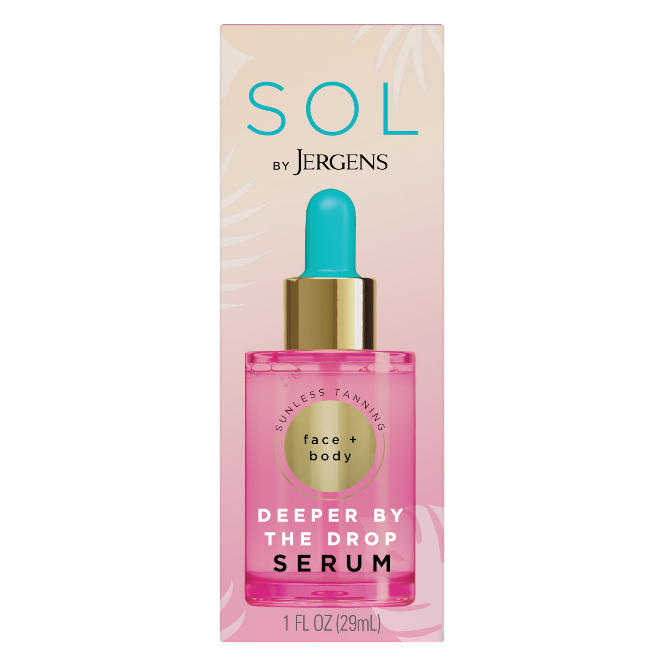 SOL by Jergens Natural Sunless Tanner, Deeper by the Drop Custom Tan ...