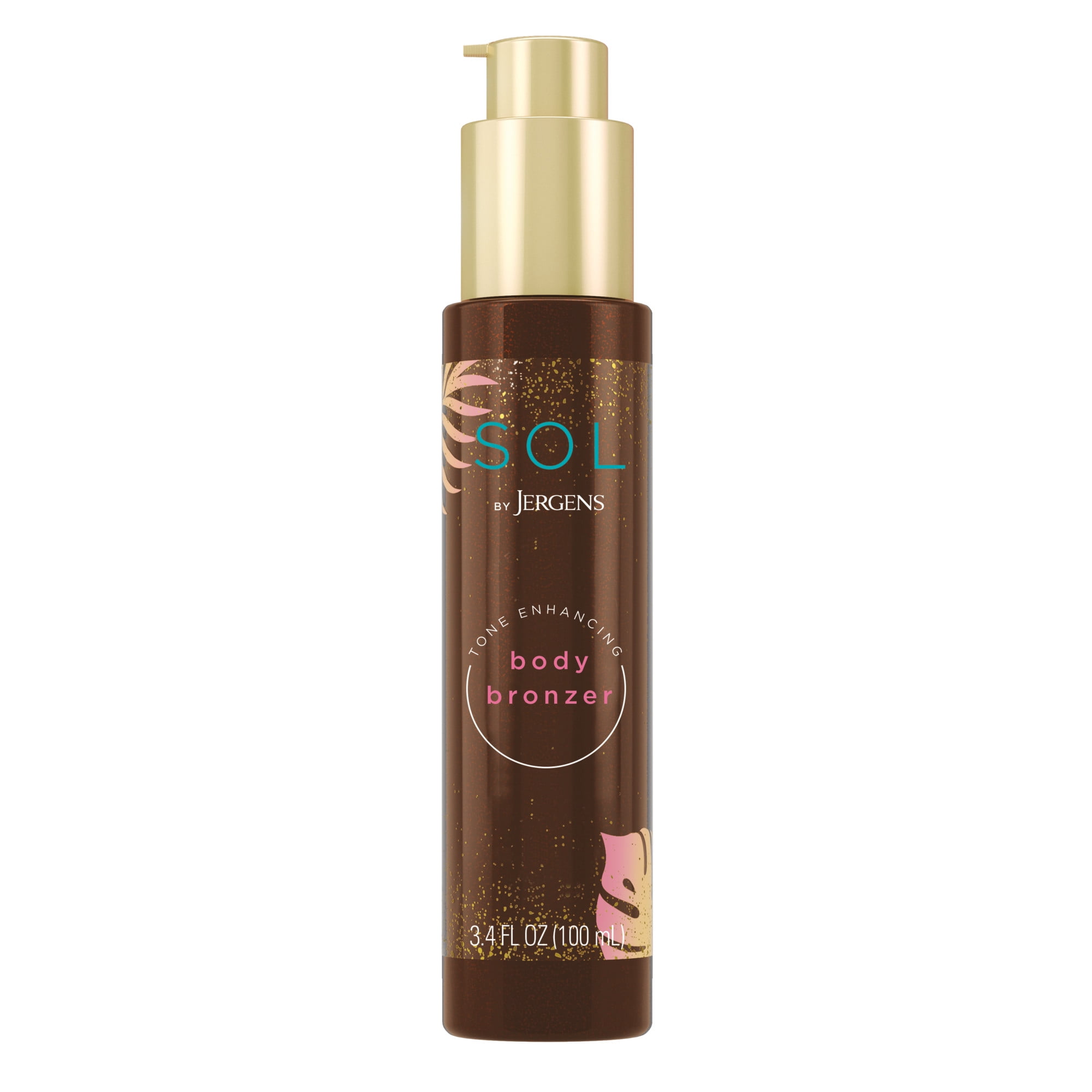 SOL by Jergens Body Bronzer, Natural-Looking Self Tanner, Instant ...