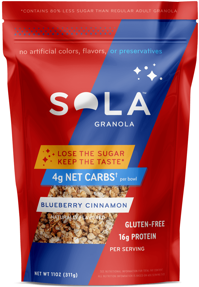SOLA Blueberry Cinnamon Granola, 11 OZ - Walmart.com