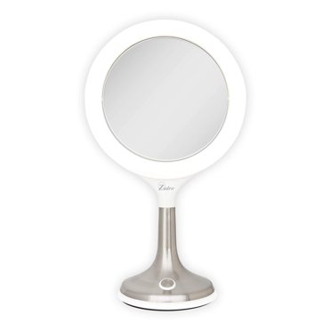 "simplehuman LED Sensor Makeup Mirror, 8"" Round, 10x, Touch-Control ...