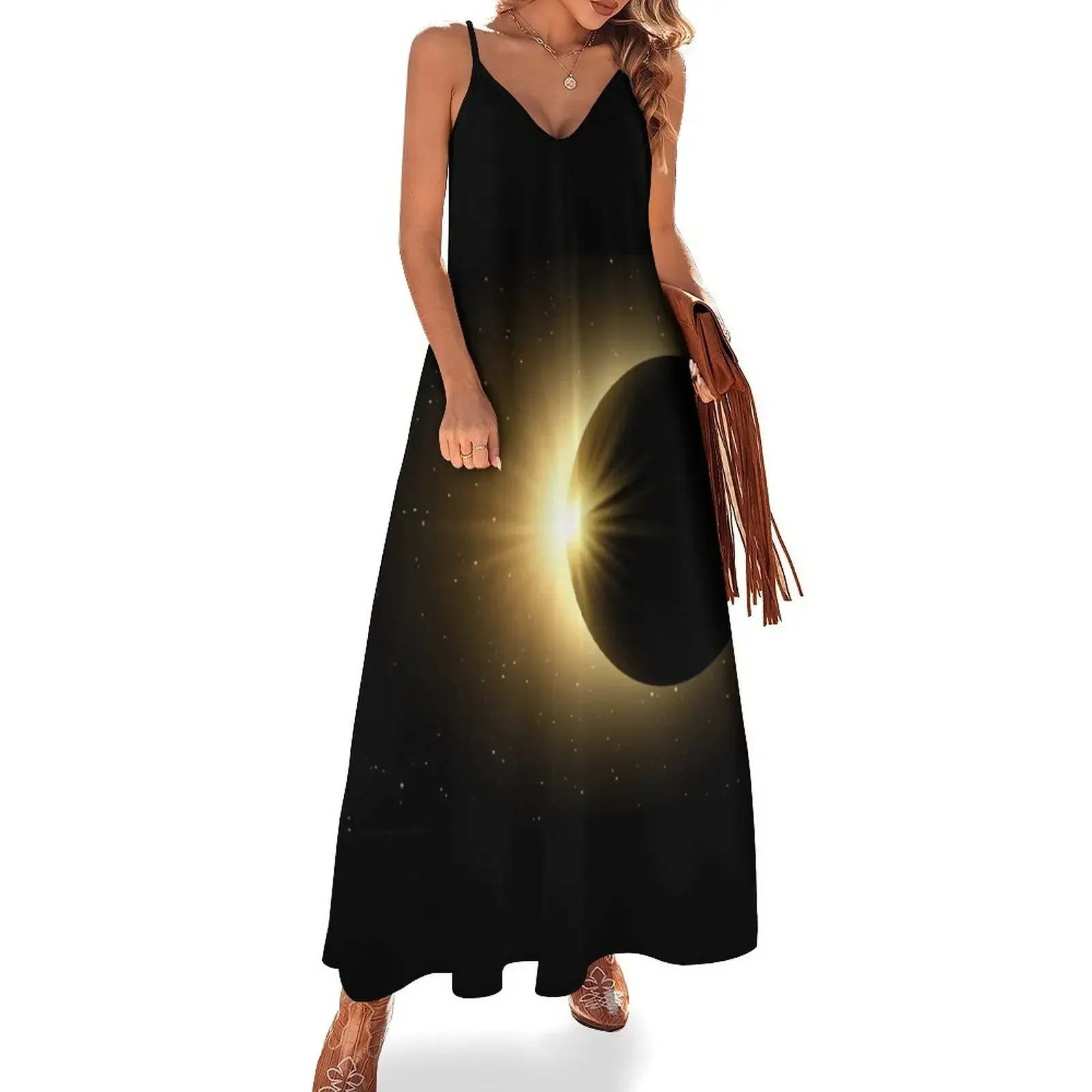 SOLAR ECLIPSE Sleeveless Dress prom dress prom clothes womans clothing ...