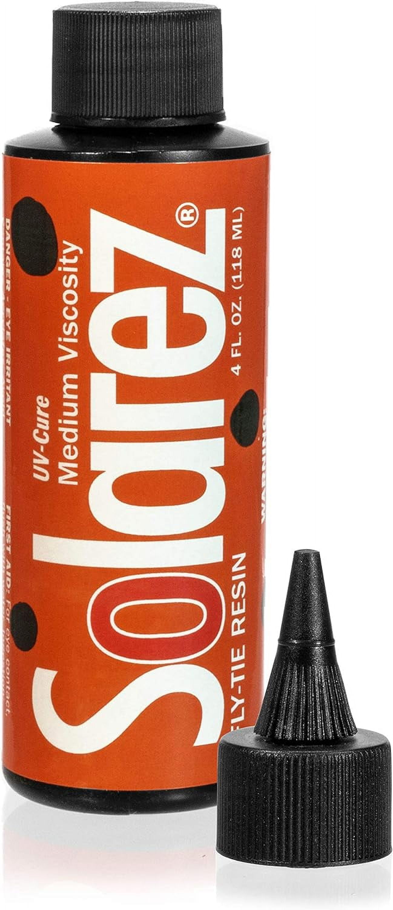 SOLAREZ Fly Tie UV Cure Resin - Medium Formula (2 oz.) Fly Tying, Fly ...