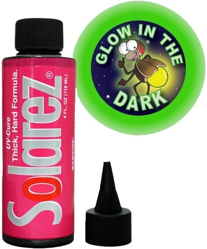 SOLAREZ Fly Tie UV Cure Resin - Thick Hard Glow Formula (4oz) - Fly ...