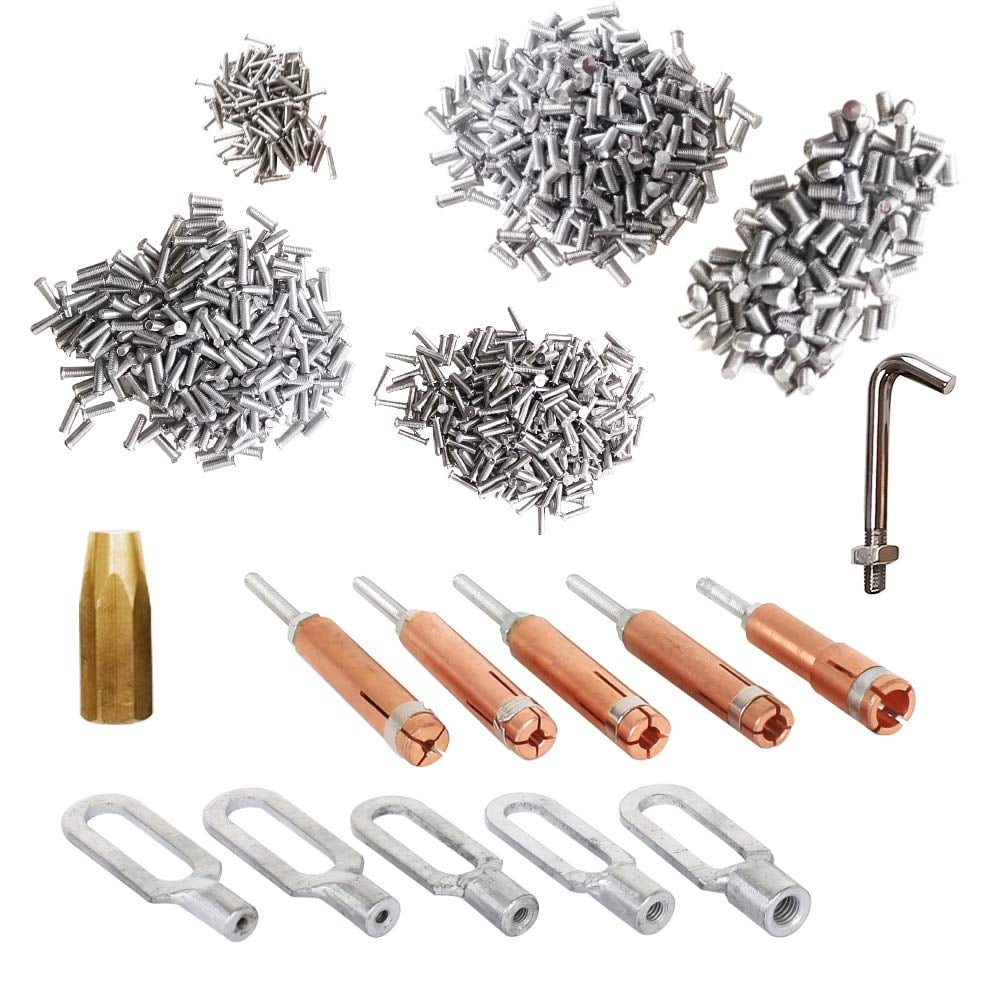 SOLARY Aluminum Weld Stud, Weld Studs, CD Type Weld Stud, Capacitor Discharge (CD) Stud 1 Set ...
