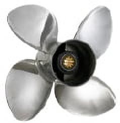 SOLAS Saturn 10" x 12" Pitch Standard Rotation 3 Blade Stainless Steel Boat Propeller - Walmart.com