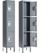 Fesbos Staff Dorm Style Lockable Metal Locker, 4-Door Storage Cabinet ...
